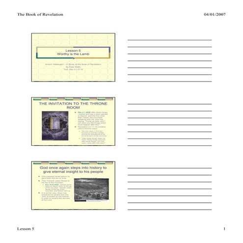05 worthy is the lamb slideshow | PDF