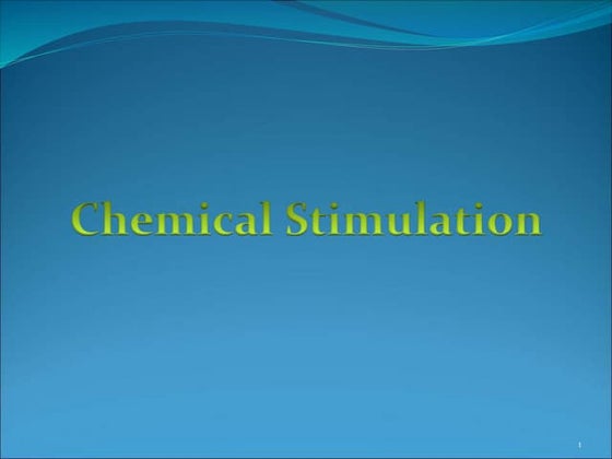 Well Stimulation | PPTX | Chemistry | Science