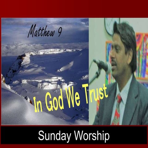 06 09-20: Sunday Worship Sermon_In God We Trust | PPT