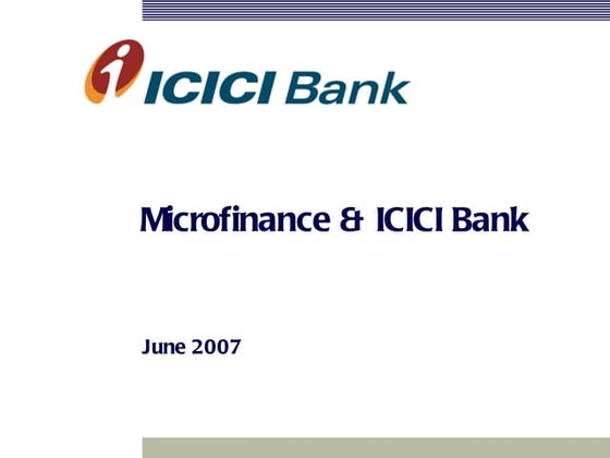 Microfinance | PPT | Interest Rates | Economy