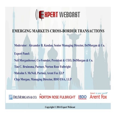 06.12.2014 Emerging Markets Cross-Border Transactions | PPT | Free Download