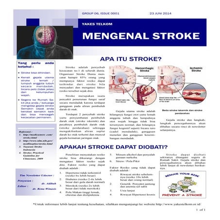 Mengenal stroke | PDF