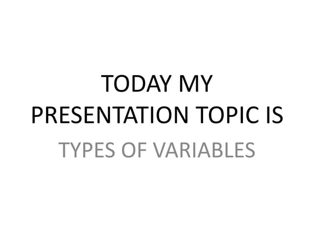 Local Variables Instance Variables Classstatic Variables Pptx 9758
