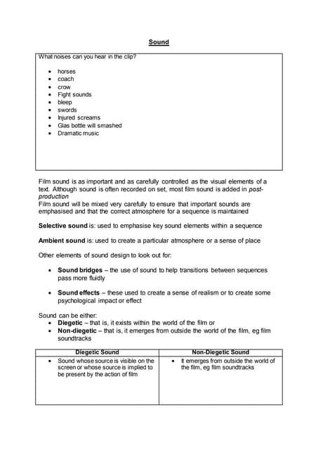 06. sound notes sheet | PDF