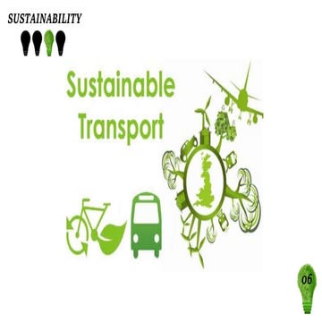 SUSTAINABILITY - TRANSPORT | PPTX