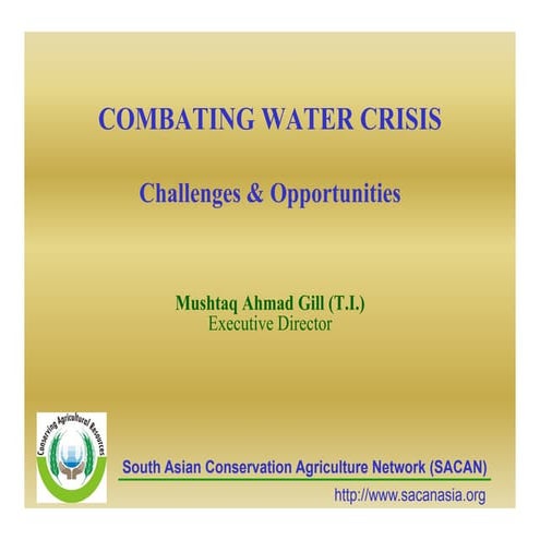 water crisis | PPT