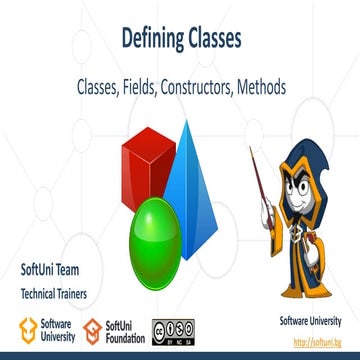 14 Java Defining Classes Ppt