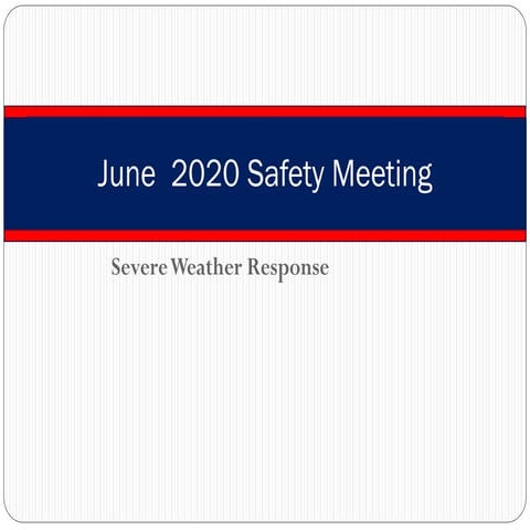 Severe Weather Response | PDF | Weather | Science