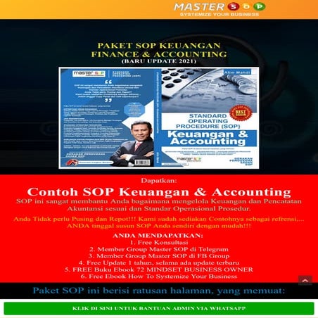 #06. Contoh SOP Keuangan dan Accounting - Master SOP | PDF