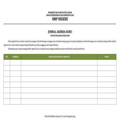 Jurnal guru mengajar di sekolah cara belajar guru dalam menghadapi tantangan | PPT | Free Download