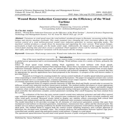 06. Wound Rotor Induction Generator on the Efficiency of the Wind ...
