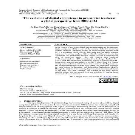 The evolution of digital competence in pre-service teachers: a global ...