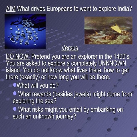 The Three G's: God, Gold, and Glory | PPT