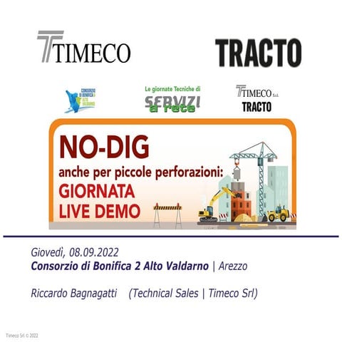 NO-DIG anche per piccole perforazioni 08/09/2022 | Riccardo Bagnagatti De Giorgi – Technical ...