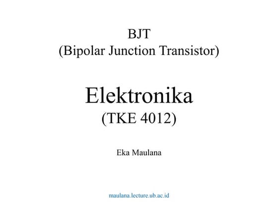 Regions of operation of bjt and mosfet | PPT