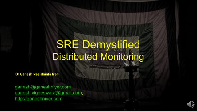 Sre Demystified 06 Distributed Monitoring Pdf Computer