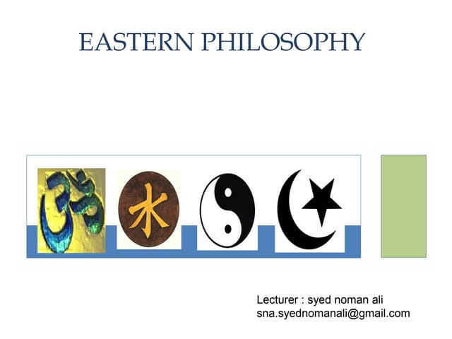 the western and eastern concepts of self | PPTX