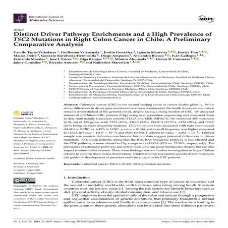 Distinct Driver Pathway Enrichments and a High Prevalence of TSC2 ...