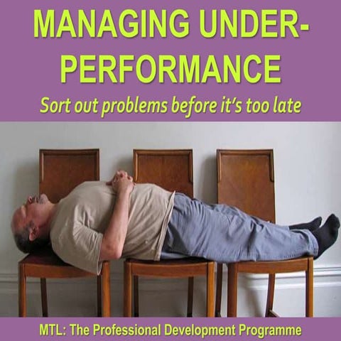 Managing Under-Performance | PPTX
