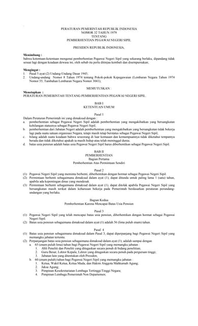 SURAT EDARAN KEPALA BKN tentang BATAS USIA PENSIUN | PDF