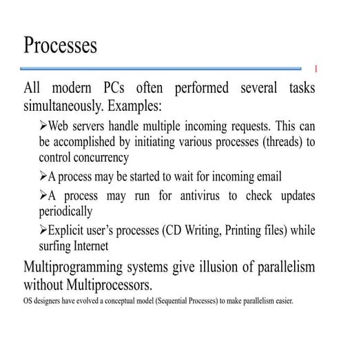 Operations on Processes and Cooperating processes | PPTX