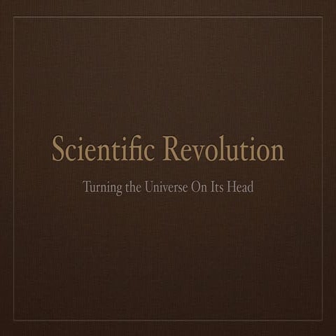 Scientific Revolution | PPT