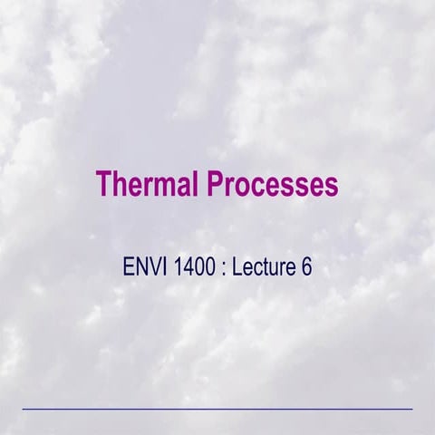 06-Thermal-Processes in Hydrology and water management.ppt