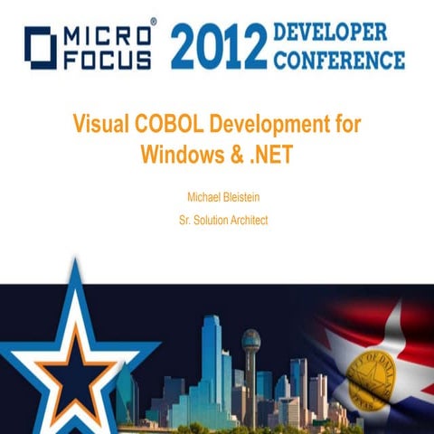 Visual COBOL Development for Windows & .Net