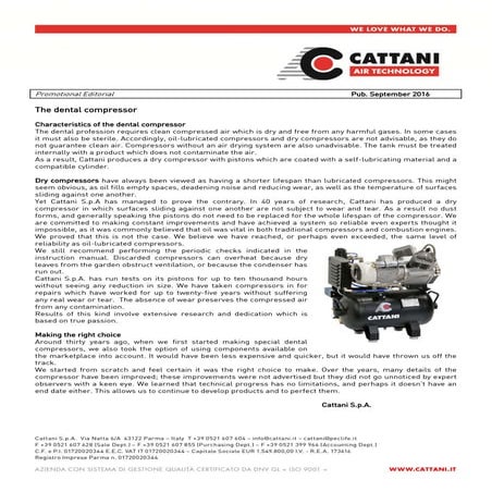 THE DENTAL COMPRESSOR | PDF