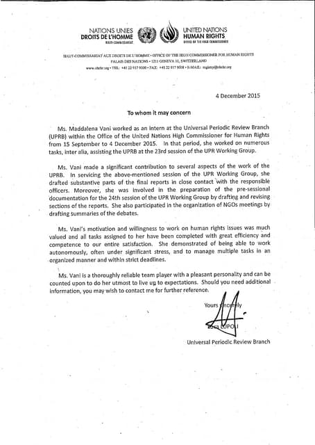 NCC JRF Reference Letter | PDF