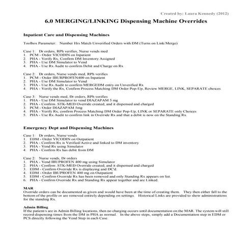 DM Merge-Link Handout | PDF