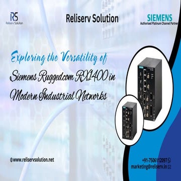 Exploring the Versatility of Siemens Ruggedcom RX1400 in Modern ...