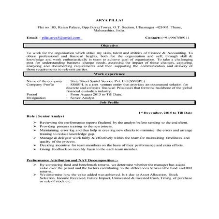 Arya Pillai Resume updated | DOCX