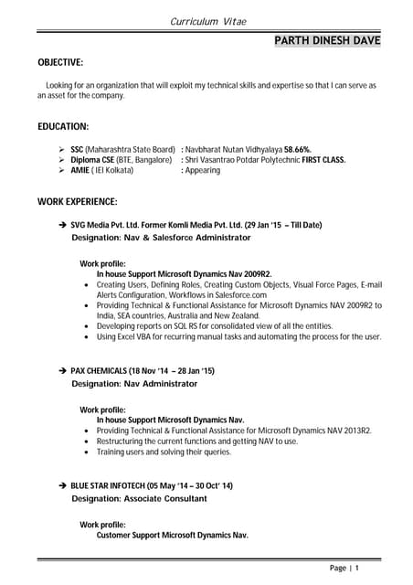 Parth Dave CV | PDF Parth Dave CV | PDF