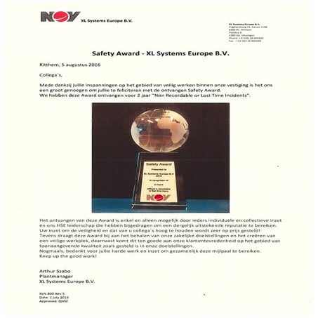 Safety Award | PDF