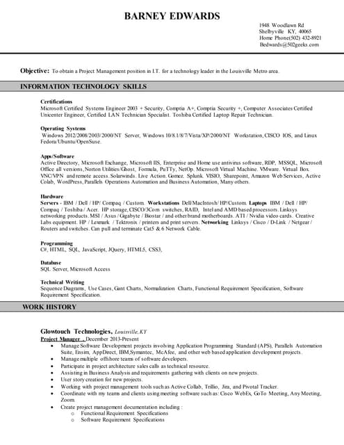 Barney Edwards presentations