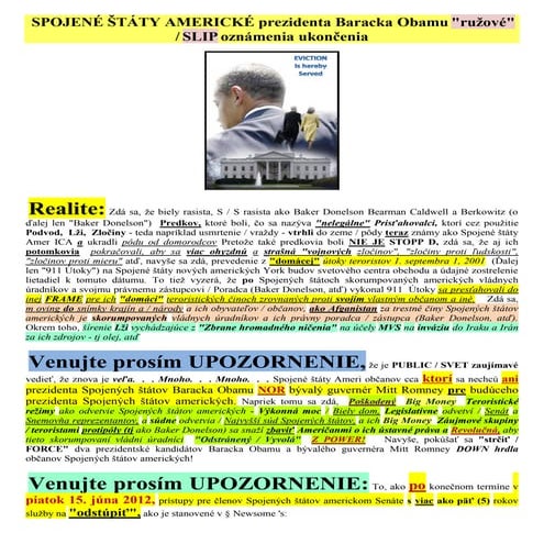 061012 Pink Slip (SLOVAK) | PDF