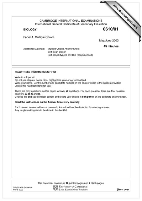 HSB Multiplechoice Questions (CSEC 2016) | DOC