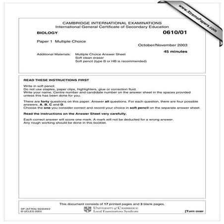 HSB Multiplechoice Questions (CSEC 2016) | DOC