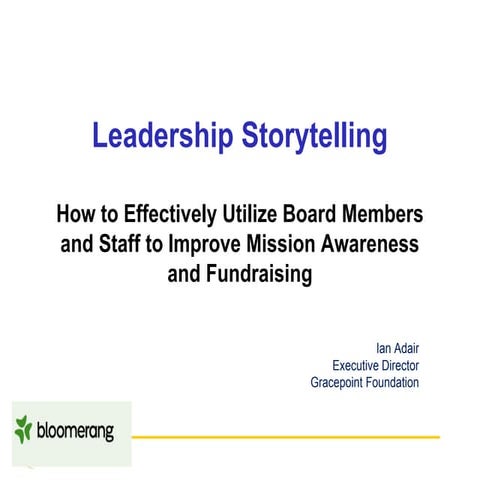 Story Telling - Ian Adair | PDF