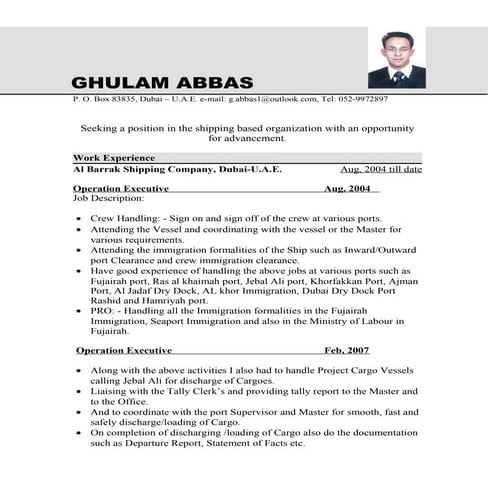 abbas_cv - updated | DOC | Human Resources | Business
