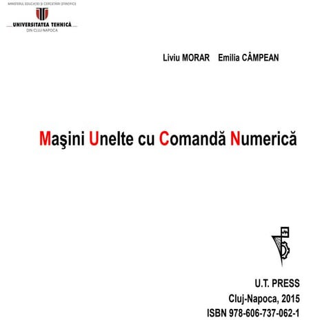 Masini unelte cu comanda numerica - CURSa | PDF