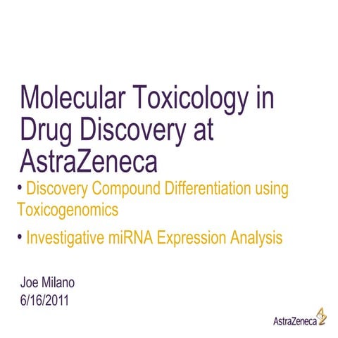 General Principles of Toxicogenomics | PDF