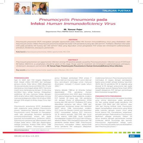 06 203 pneumocystis pneumonia pada infeksi human immunodeficiency virus ...