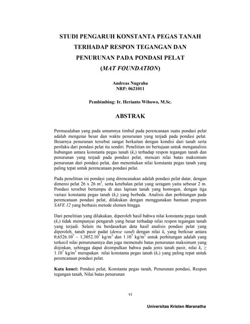 Pondasi cerucuk | PDF