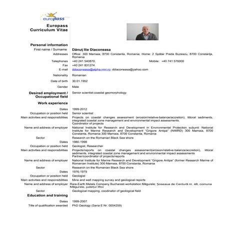 DID CVeuropass_en | DOC