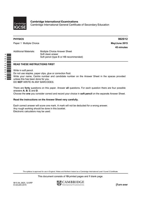 Primary checkpoint-science-0846-october-2015-paper-1 | PDF