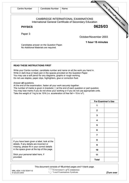 IGCSE planning an investigation student booklet | PDF