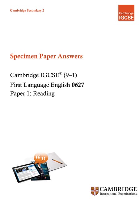 Igcse English Exam Rules For Entry Exam Pdf