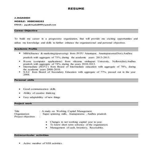 JAGADISH RESUME | DOCX